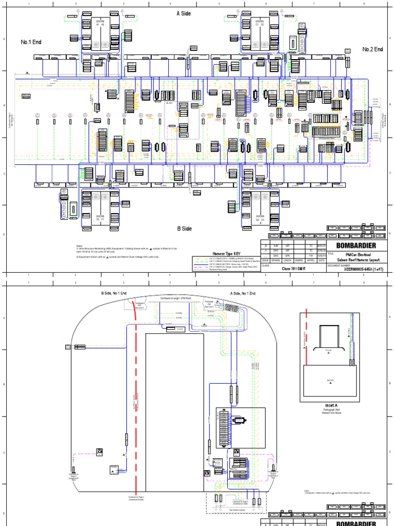 3EER400025-6453 - B PM Harness Layout - PDF, 1 | PDF