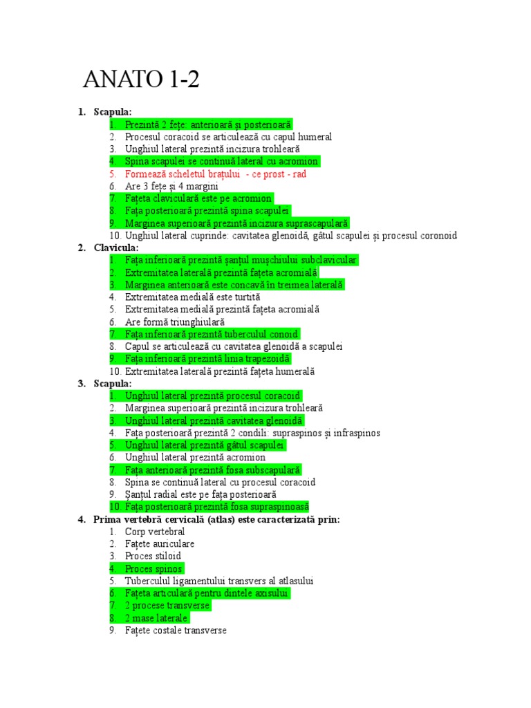 Anato 1 | PDF