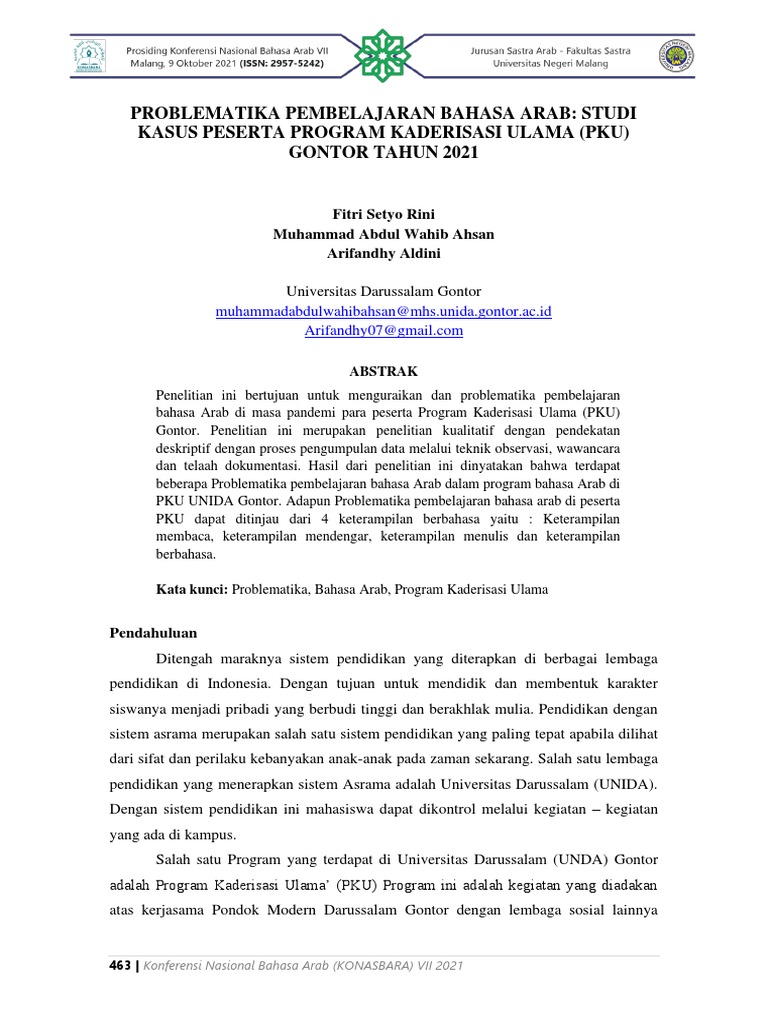 PDF Arifandy Cons PRO | PDF