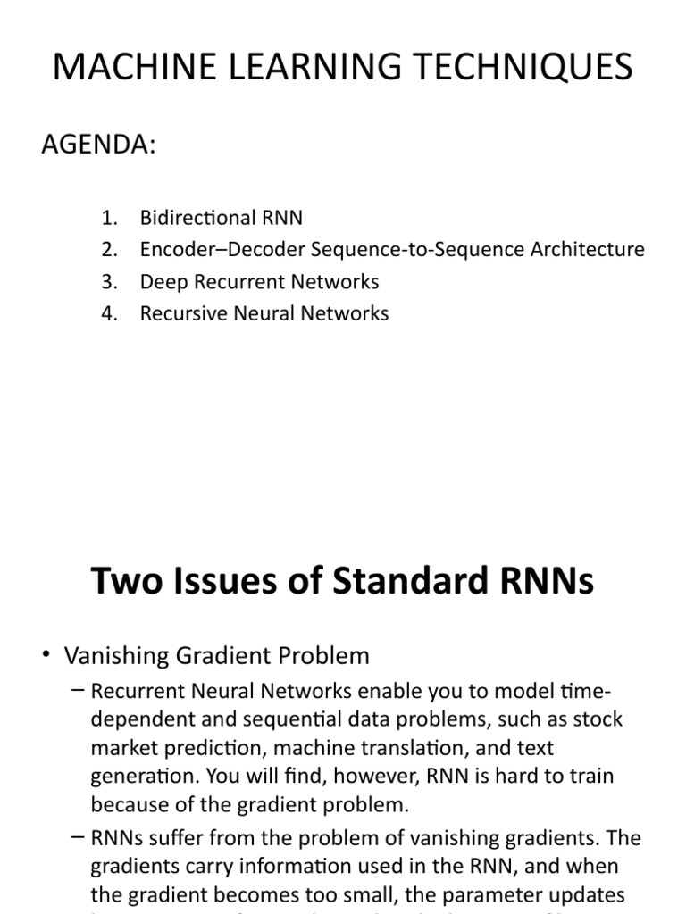 Bidirectional RNN and RVNN | PDF | Artificial Neural Network | Cybernetics