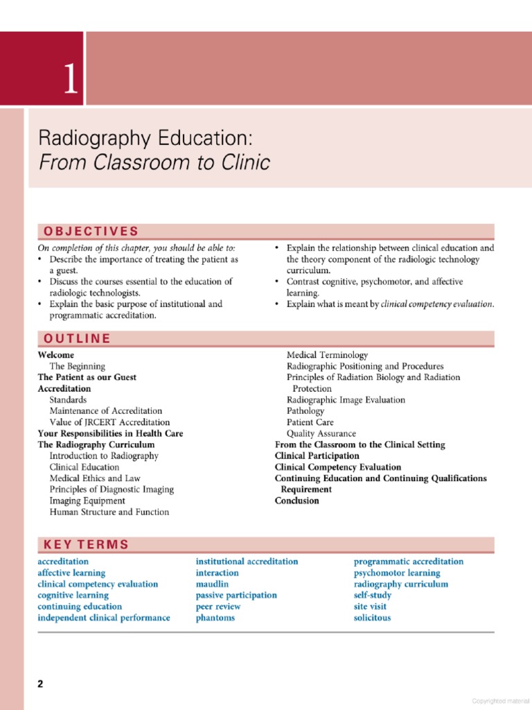 Intro to Radiologic Technology by Callaway | PDF