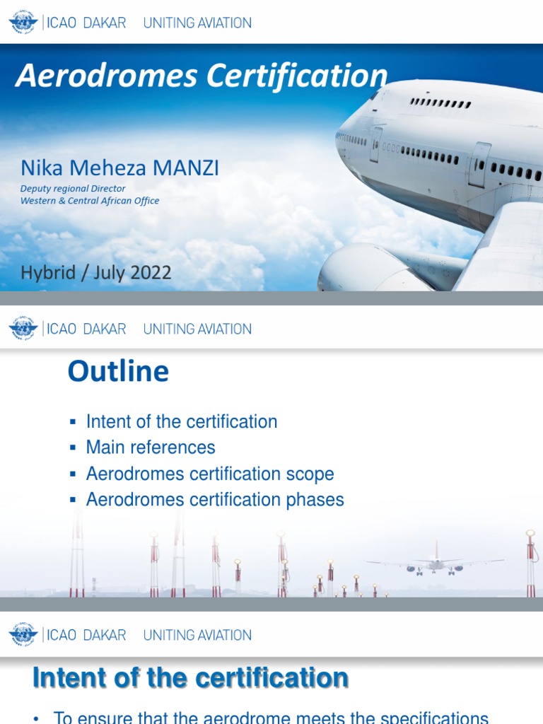 2 Certification-Process | PDF | Aerodrome | Verification And Validation