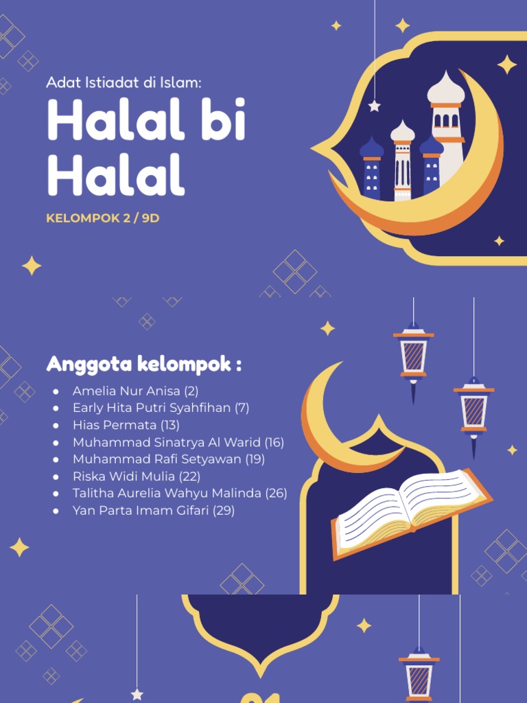 Halal Bi Halal | PDF | Agama & Spiritualitas