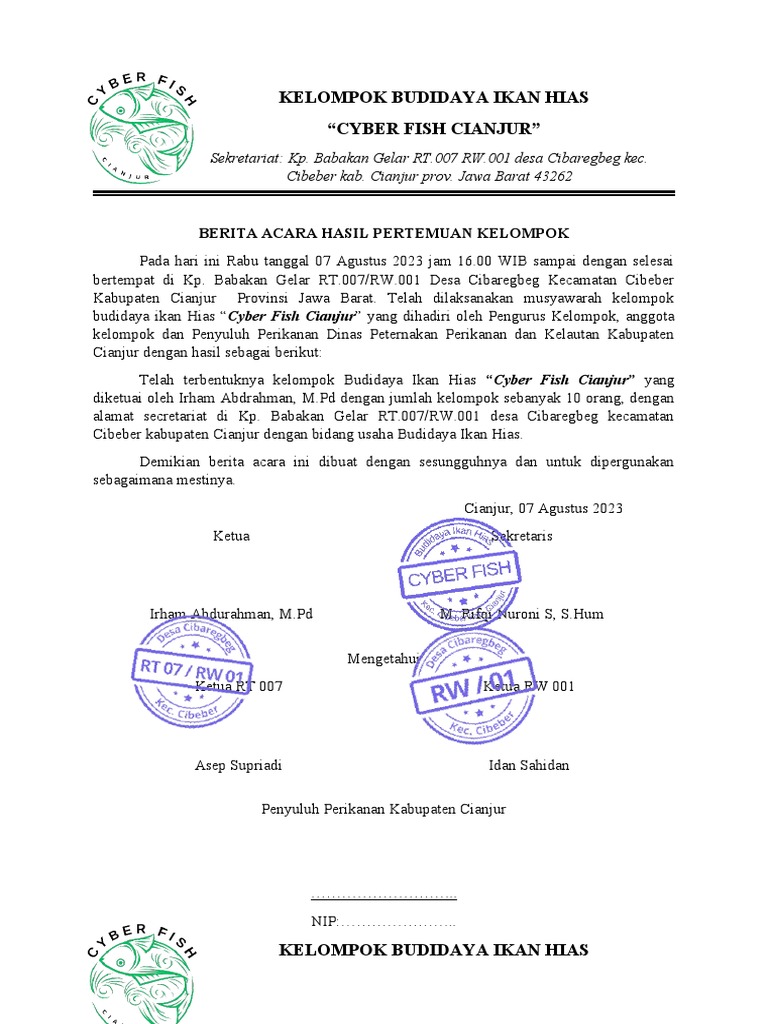 Kelompok Budidaya Ikan Pdf