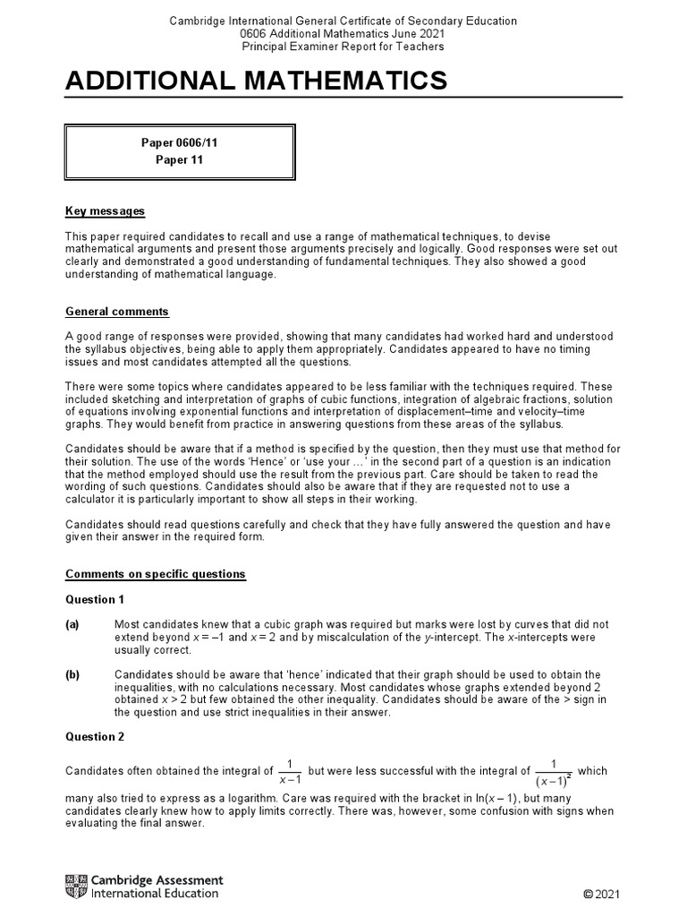 0606 Summer21 Er | PDF | Equations | Function (Mathematics)