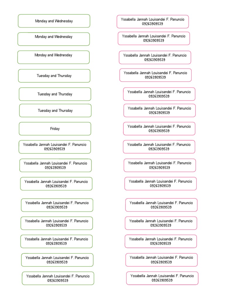 Sandei and Eya Sticker Name | PDF