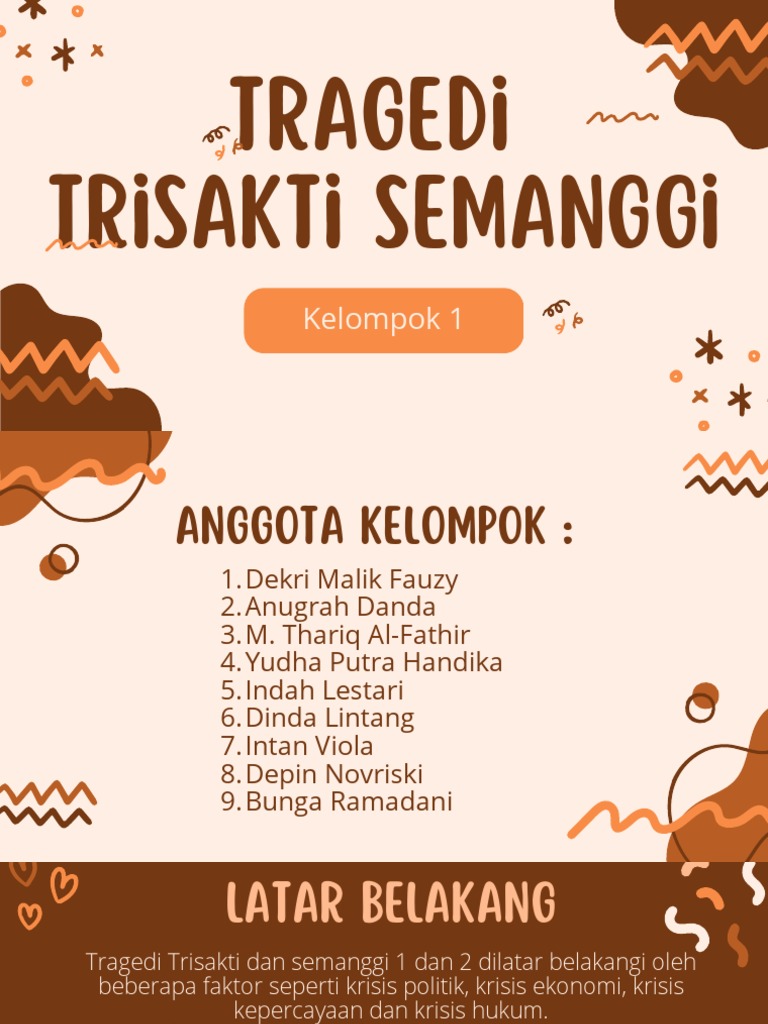 Tragedi Trisakti Semanggi | PDF | Politik