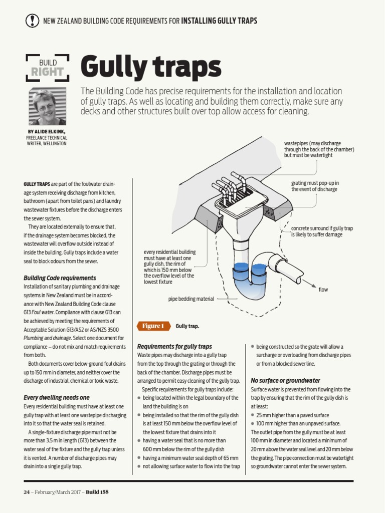 Build-158-24-Build-Right-Gully-Traps | PDF | Storm Drain | Sanitary Sewer