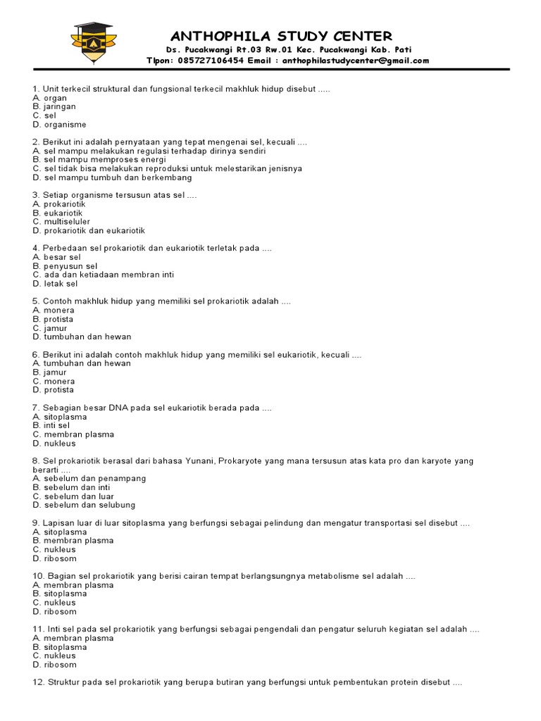 Kelas 8 IPA Sel | PDF