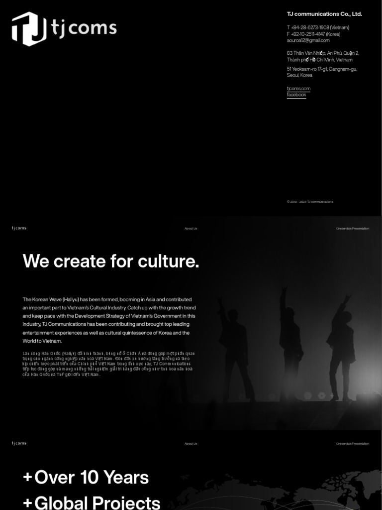 2023_TJ communications_Company Credential (1) | PDF