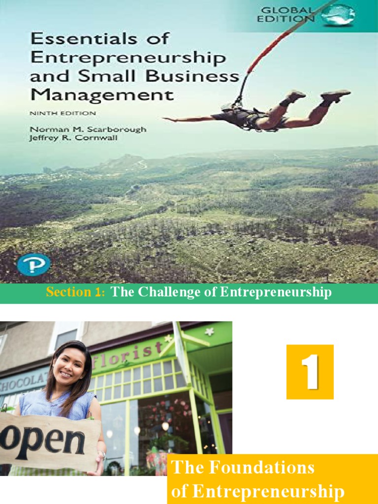 Chapter 1 - The Foundations of Entrepreneurship - Slides | PDF ...