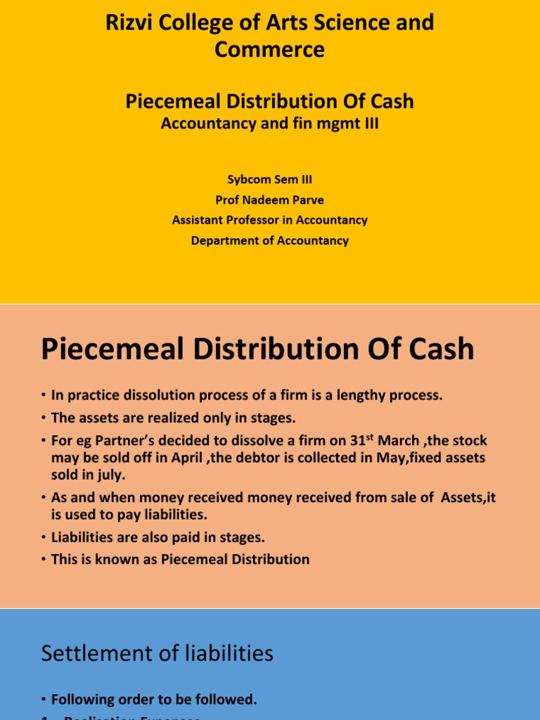 Piecemeal Sybcom Sem3 | PDF | Taxes | Loans