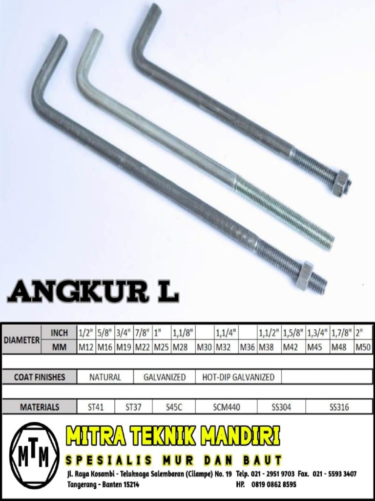 Brosur Angkur | PDF