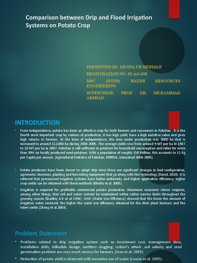 Musna Presentation | PDF | Irrigation | Soil