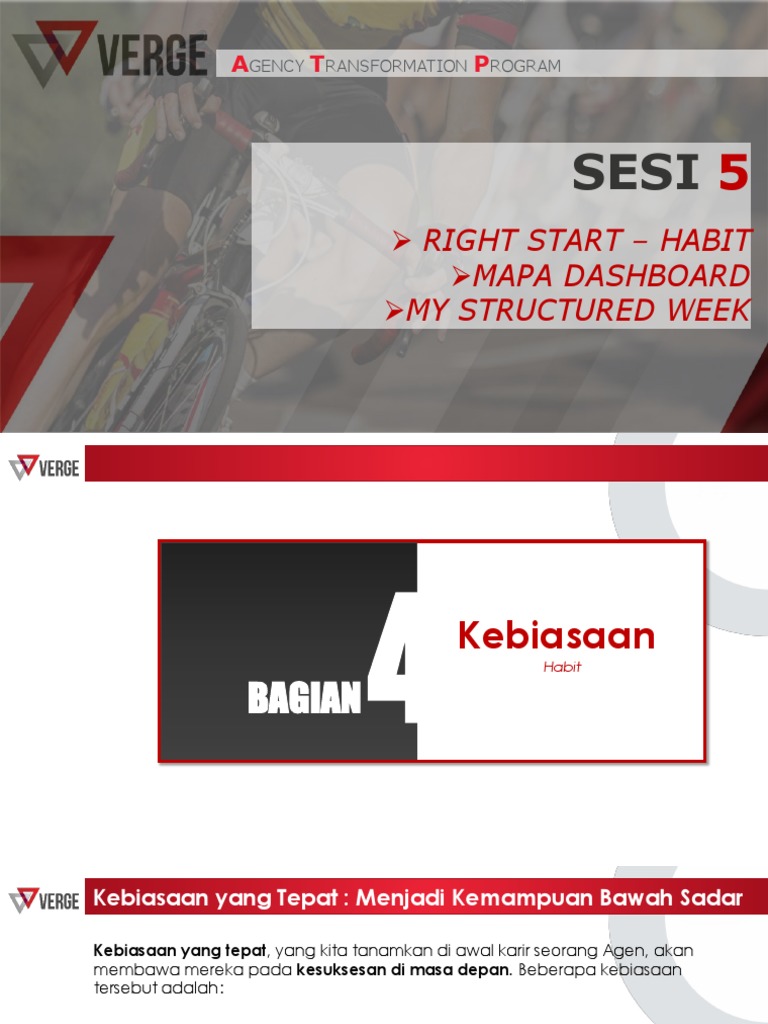 Verge AAD 2023 - SESI 5 (Right Start Habbit MAPA Dashboard) | PDF