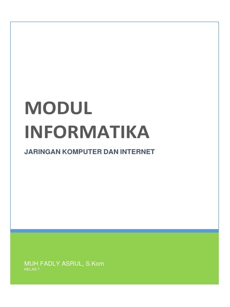 Modul Ajar Informatika - Jaringan Komputer Dan Internet - Fase D | PDF ... Modul Ajar Informatika - Jaringan Komputer Dan Internet - Fase D | PDF ...