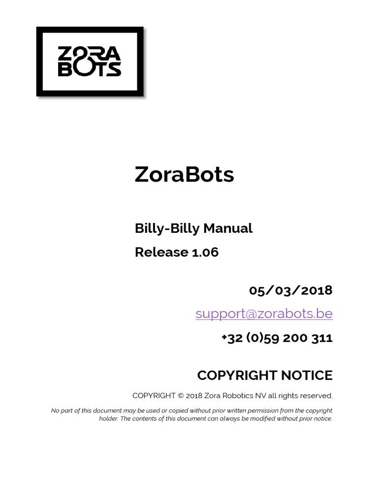Billy Robot | PDF | Wi Fi | Computer File