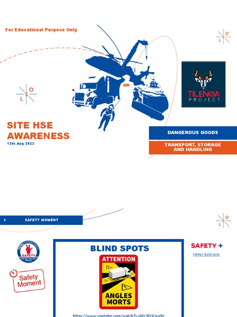 Site Awareness - Dangerous Goods Storage and Transport REV02 | Download ...