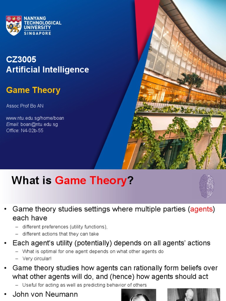 Module 6 Game Theory | PDF | Game Theory | Economics Of Uncertainty