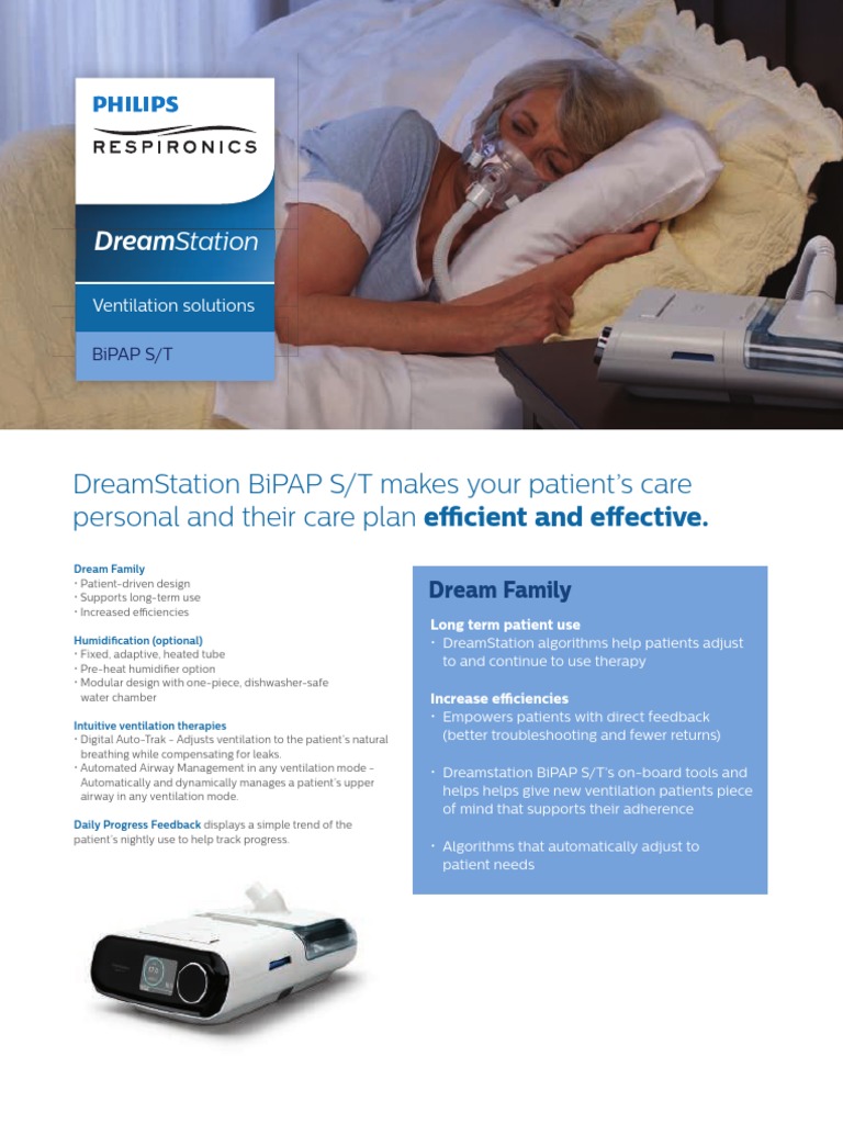 Philips Respironics DreamStation BiPAP ST | PDF
