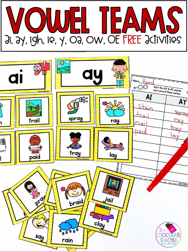 Ai, Ay, Igh, Ie, Y, Oa, Ow, OE Activities | PDF | Digital Millennium ...