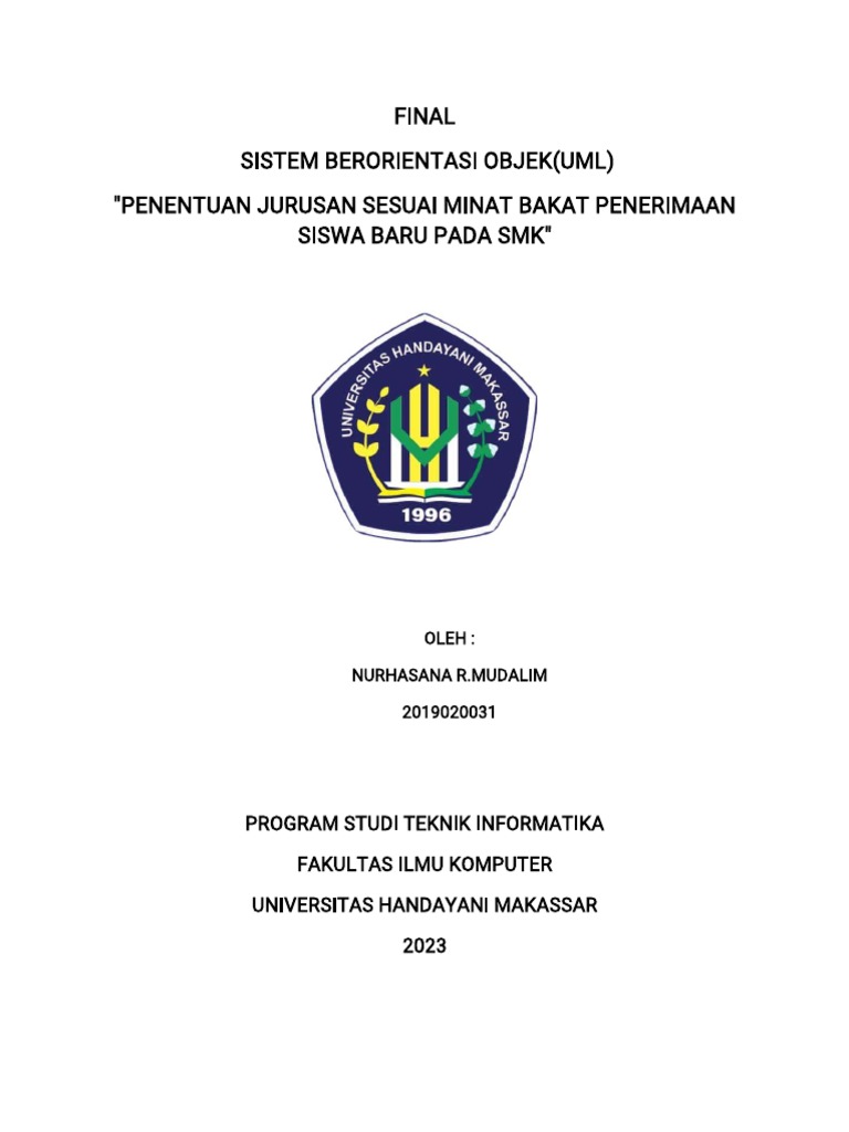 Doc1 FINAL UML-1 | PDF | Seni