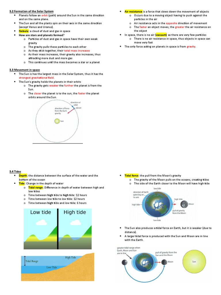 Space | PDF | Tide | Planets