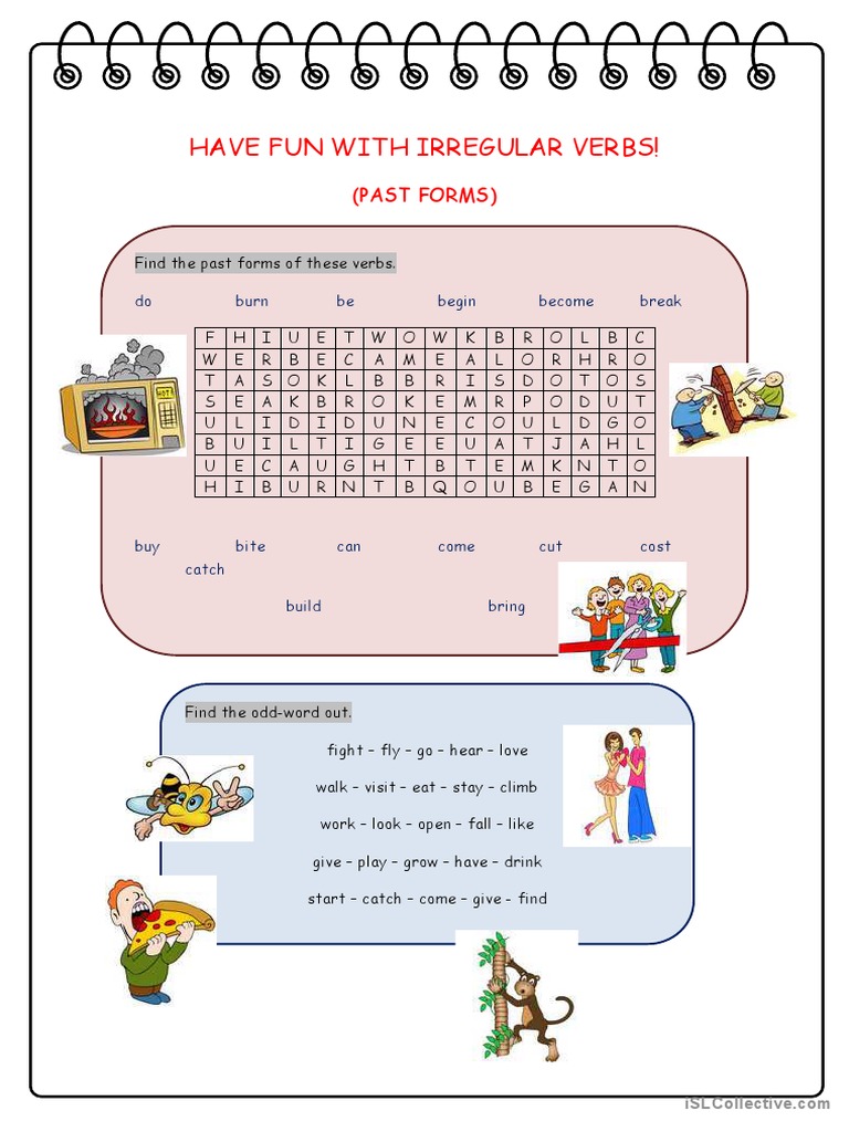 Have Fun with Irregular Verbs! (Past Forms) | PDF
