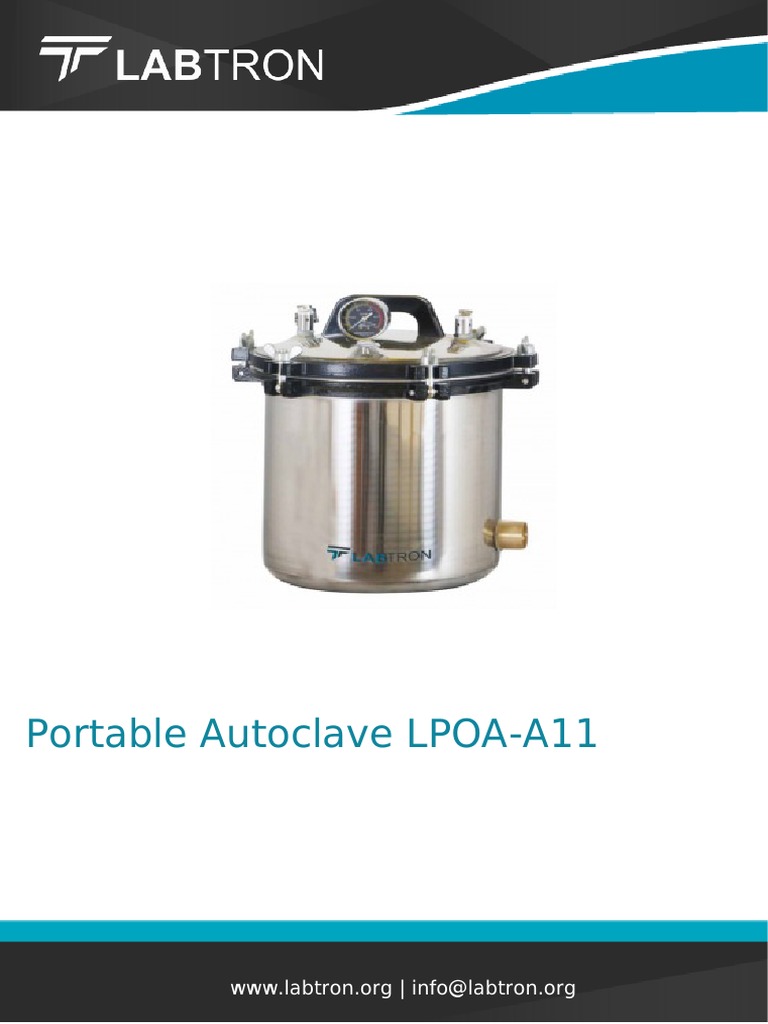 Portable Autoclave | PDF | Science & Mathematics | Technology & Engineering