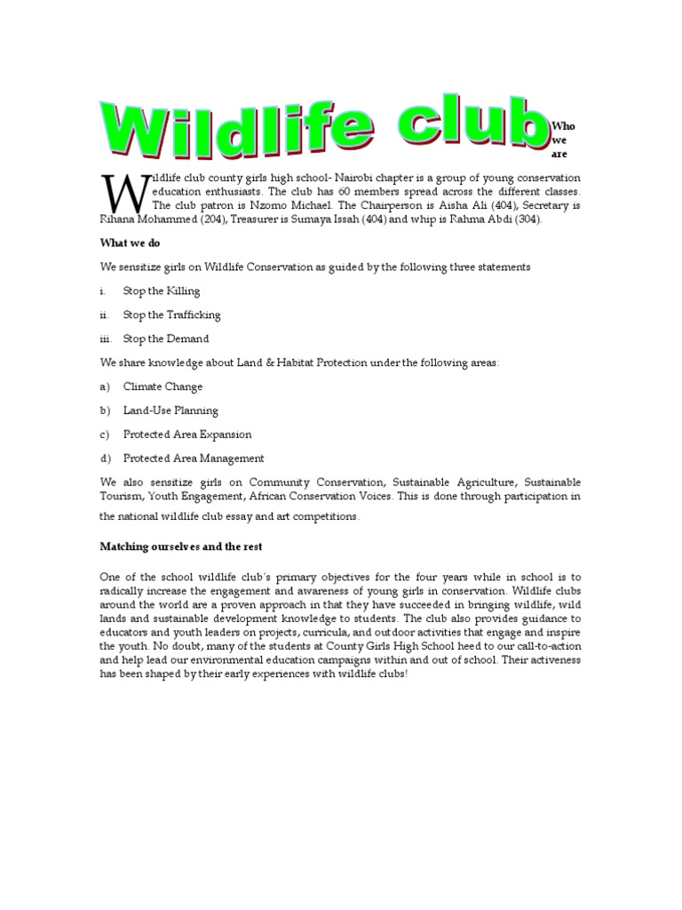 Wildlife | PDF
