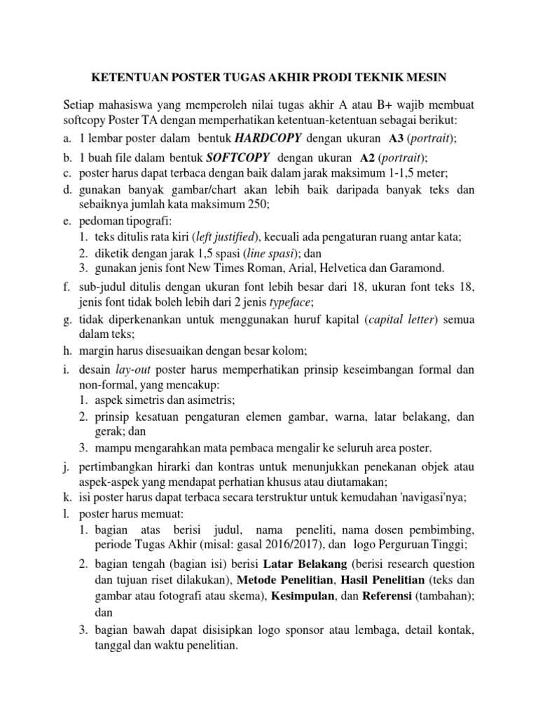 Template Poster TA | PDF