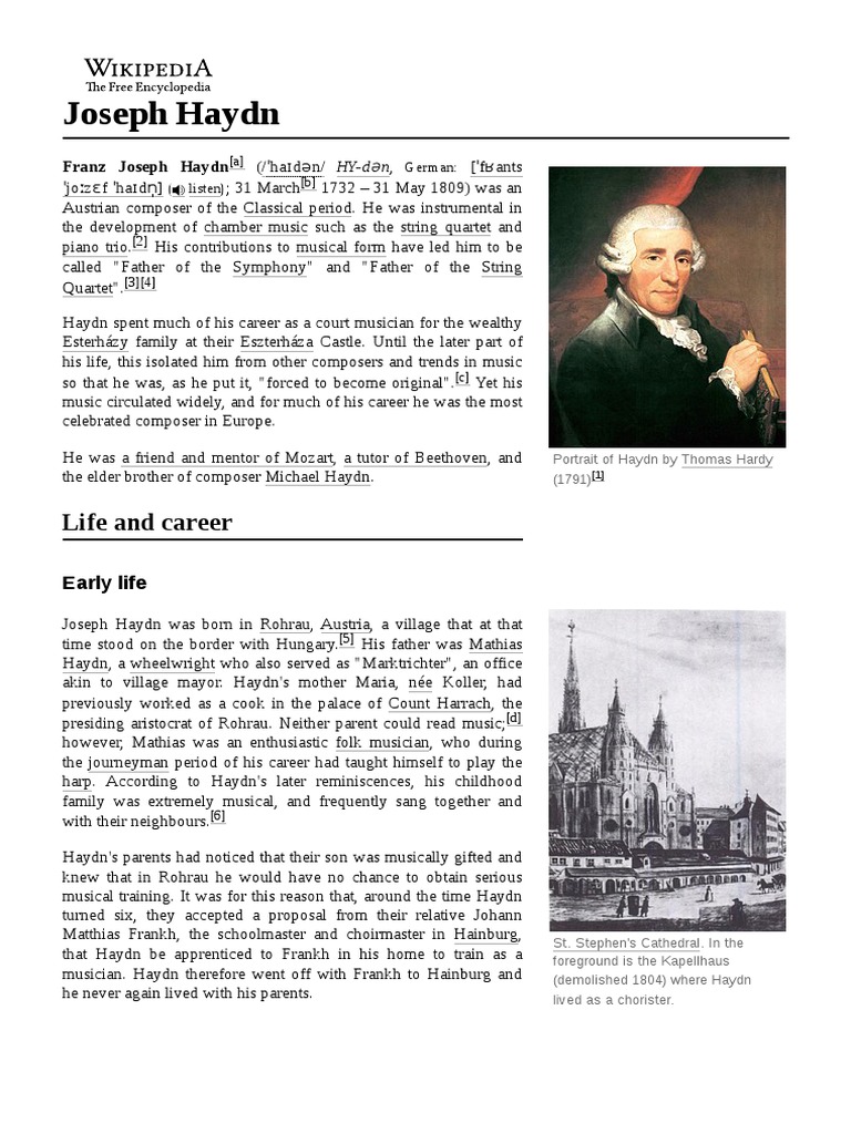 Joseph_Haydn | PDF