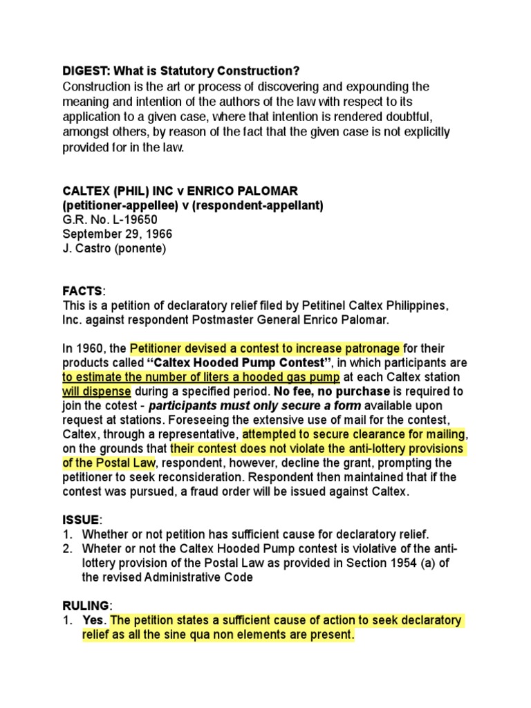 CALTEX V Palomar | PDF | Standing (Law) | Justice