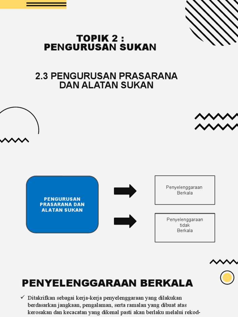 Kump 1 Pengurusan Prasarana Dan Alatan Sukan-1 | PDF