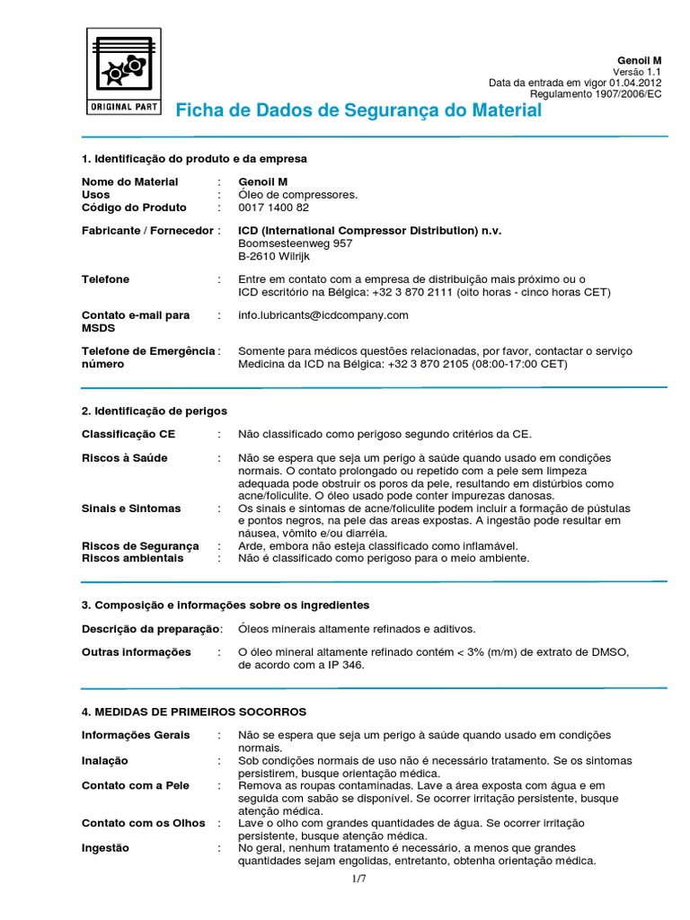 Genoil M | PDF