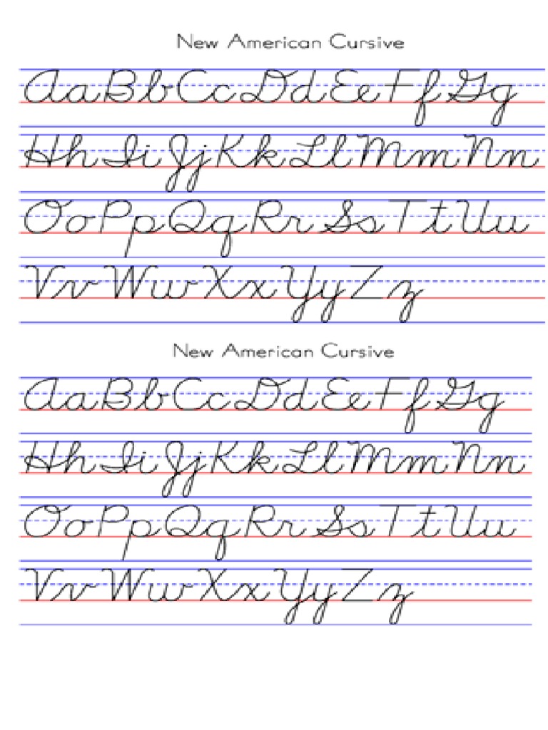 Cursive | PDF