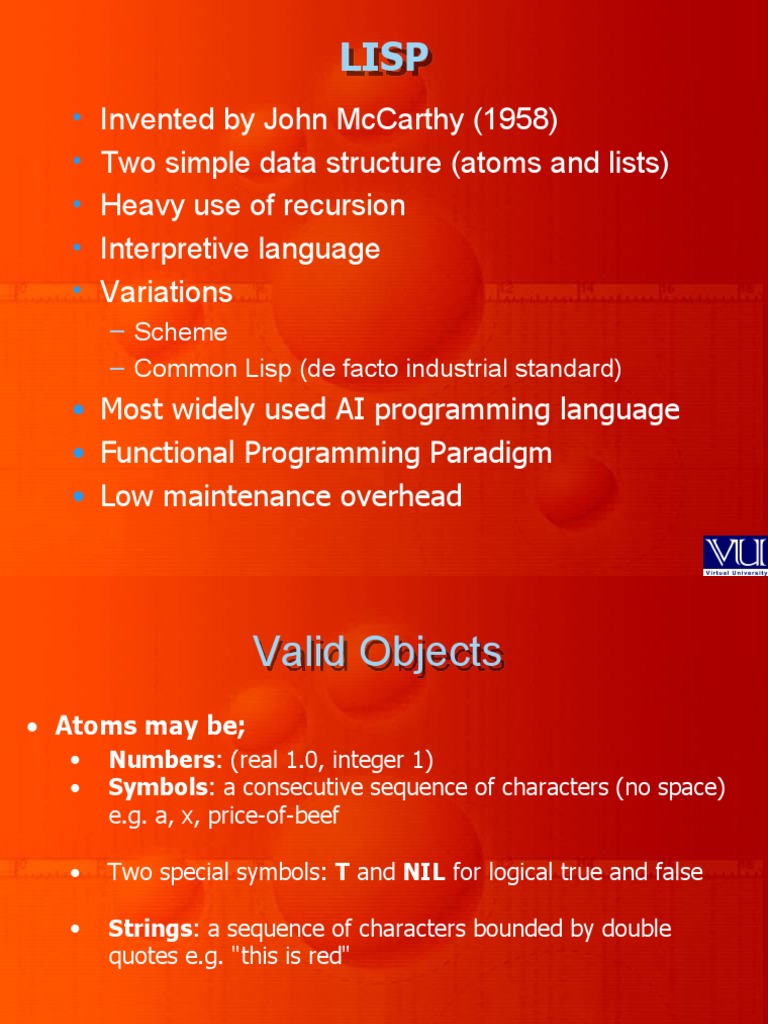 Lecture 18 Lisp Pdf Computer Programming Computer Engineering 9693