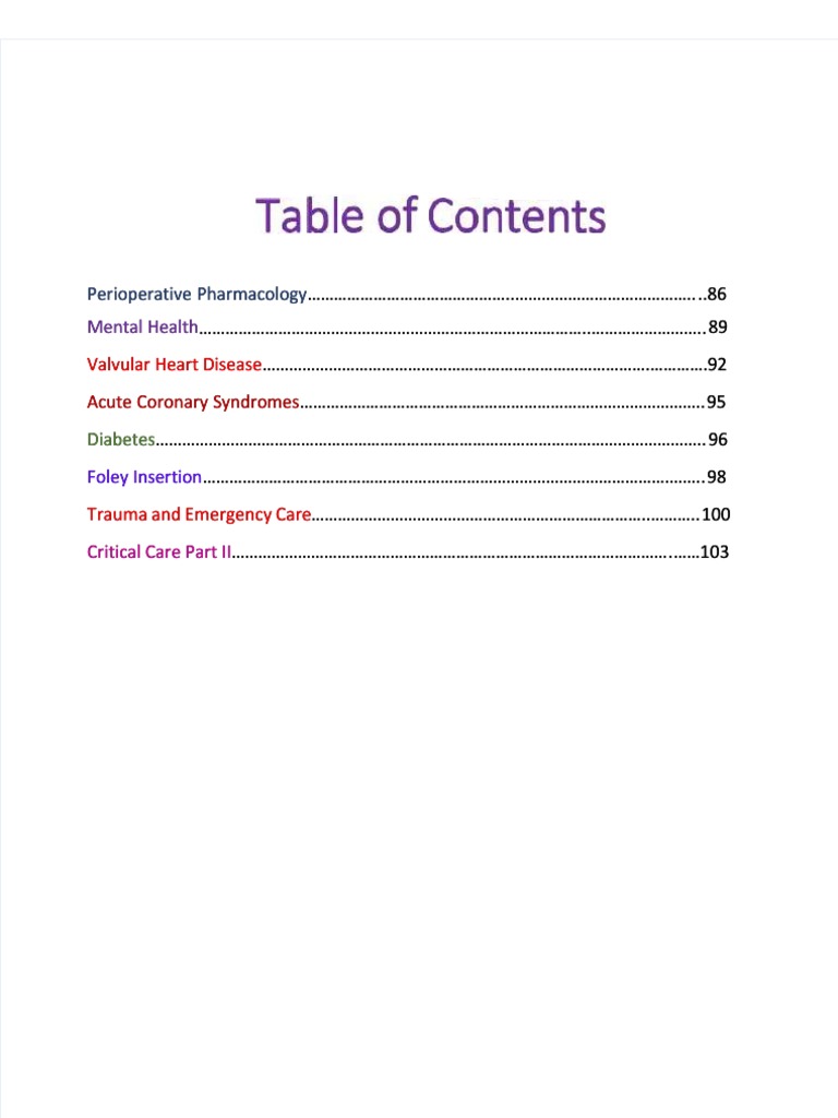 Cece Study Guides Part 2 Compress Pdf Nursing Clinical Medicine