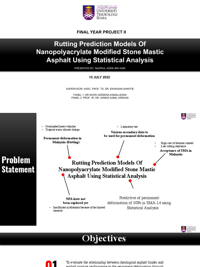 Rutting Prediction Models Of Nanopolyacrylate Modified Mastic Asphalt Using Statistical Analysis