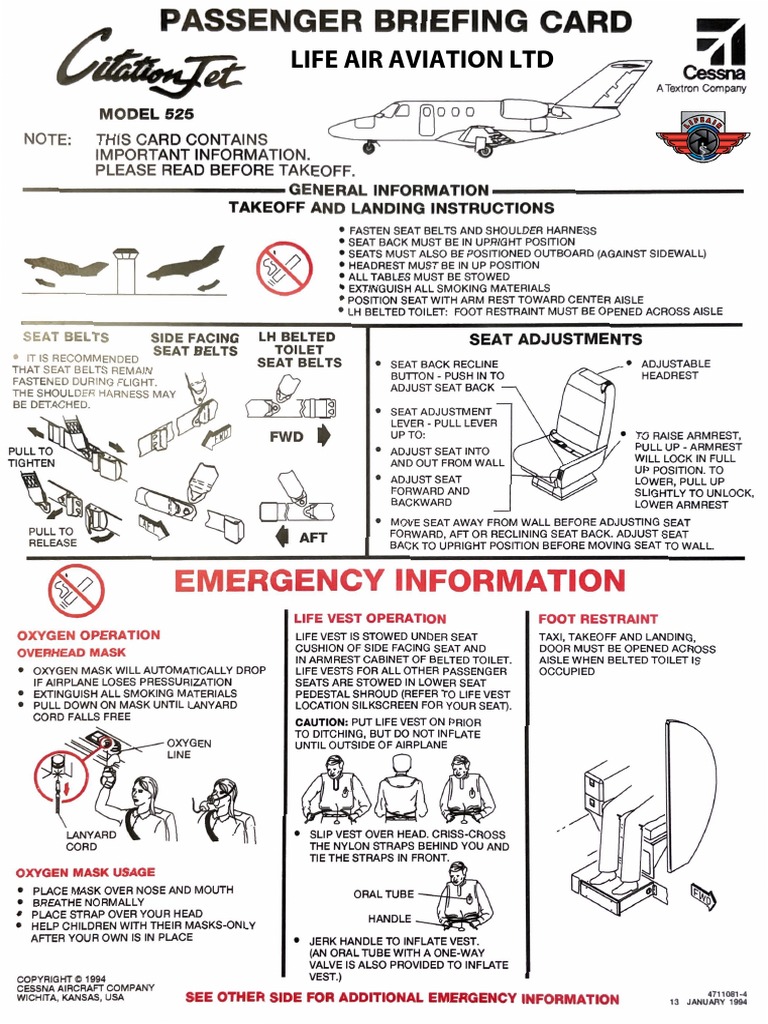 Cabin Certified LOPA & Emergency Equipment | PDF