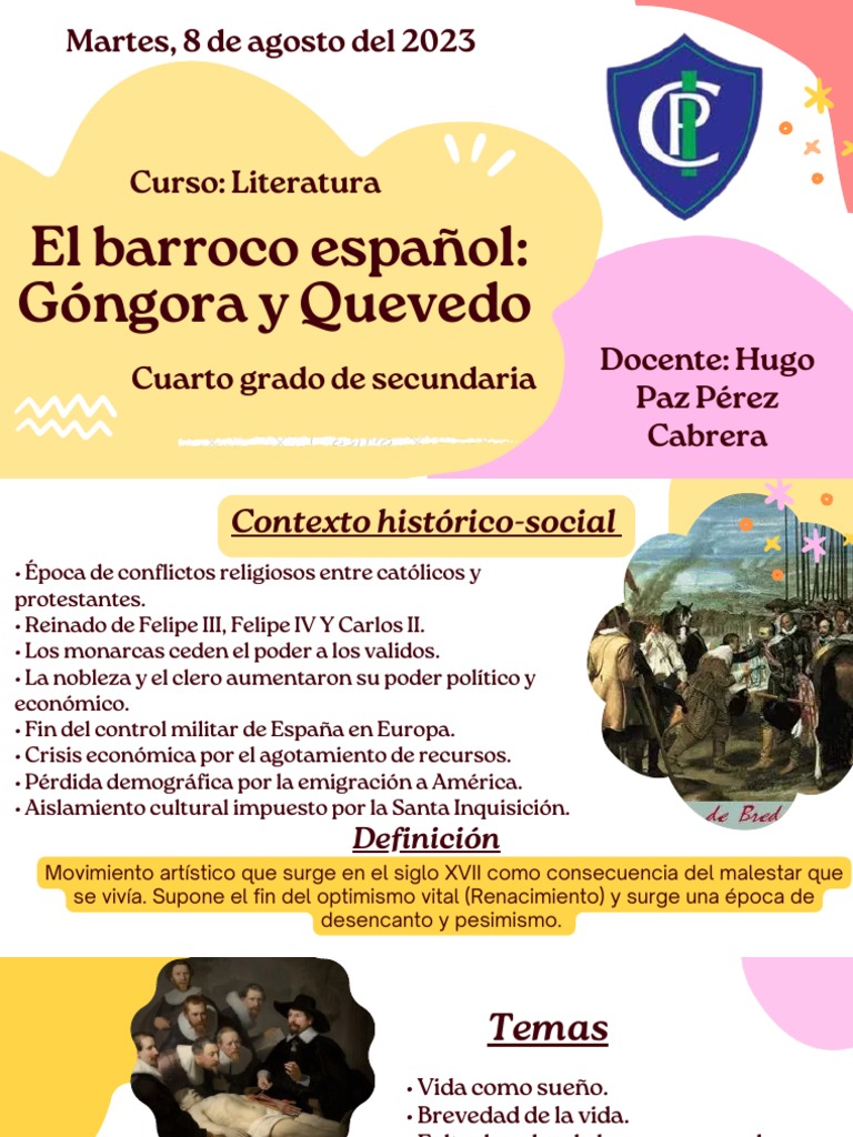 Barroco Español: Góngora y Quevedo | PDF