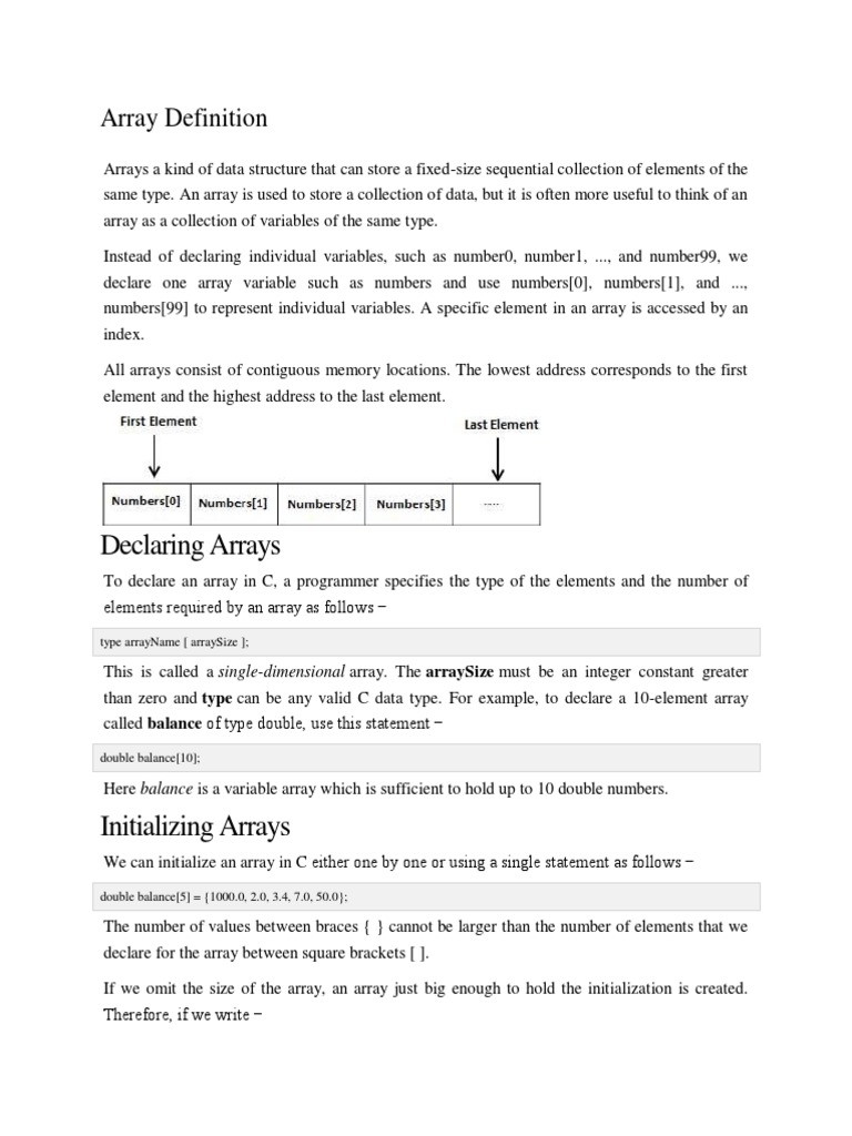 Unit I Data Structure Complete Descargar Gratis Pdf Data Type Variable Computer Science