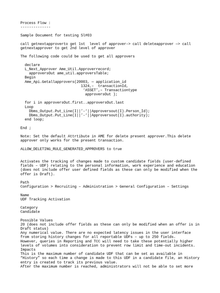 UDF Tracking Activation | PDF