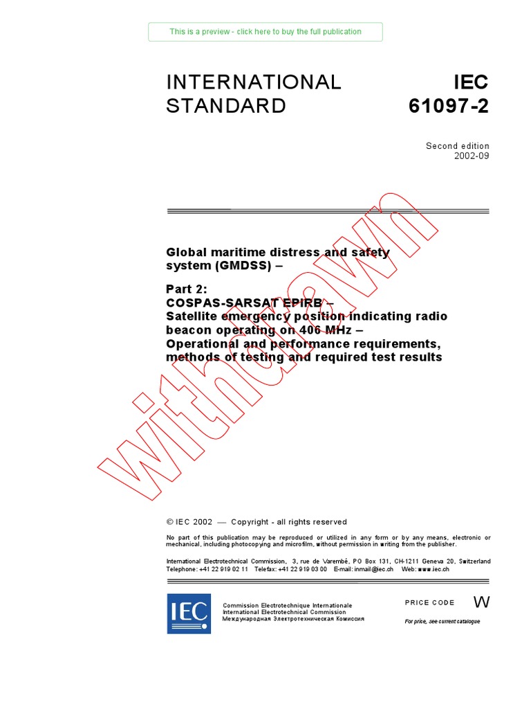 Info Iec61097-2 (Ed2.0) en | PDF | International Electrotechnical ...