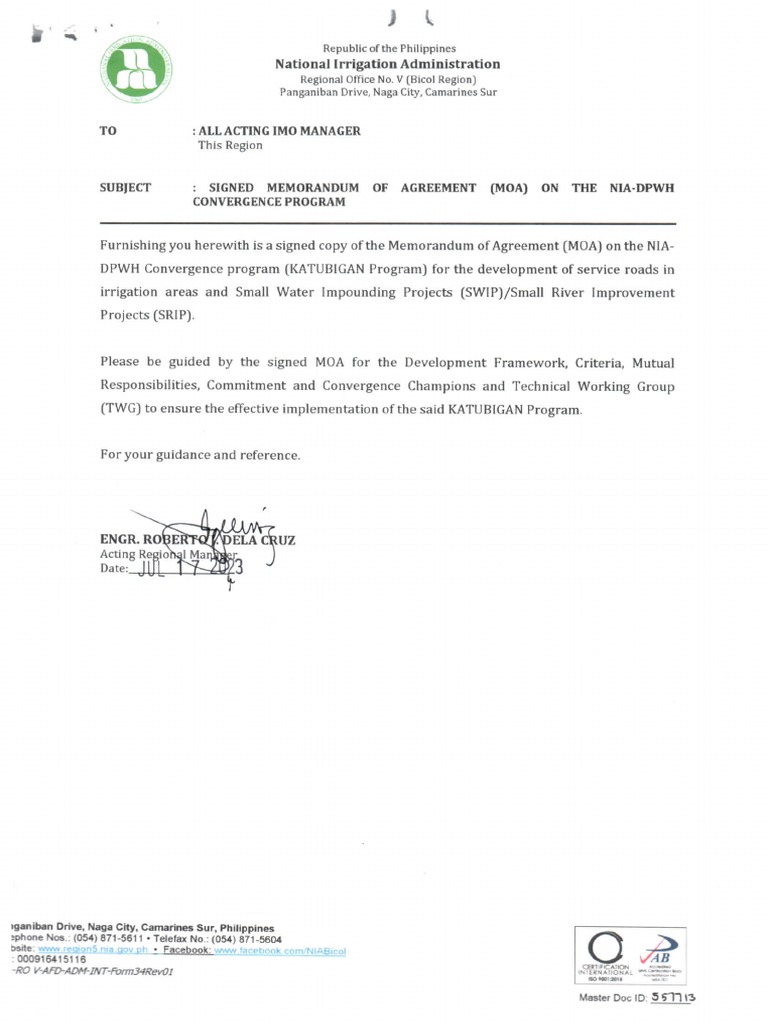 Nia-Dpwh Moa | PDF | Public Sphere | Economies