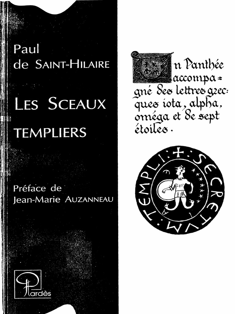 Symboles et Sceaux des Templiers | PDF | Ordre du Temple | Sceau