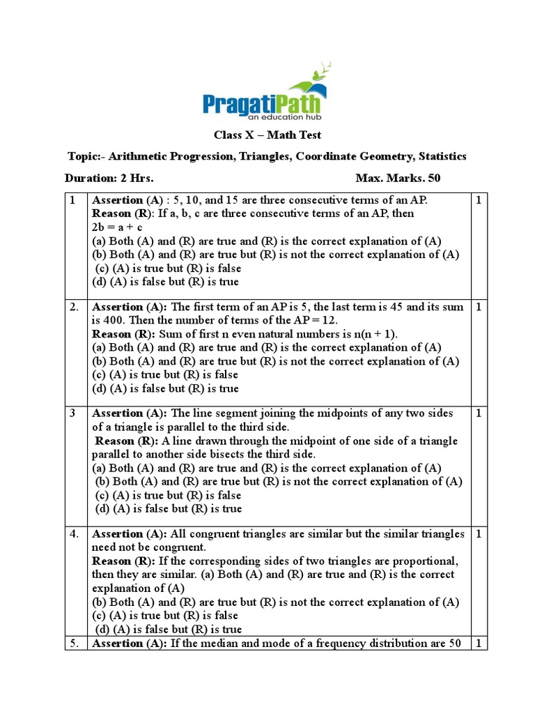 Full Length Test Part 2 | PDF | Triangle | Geometric Shapes