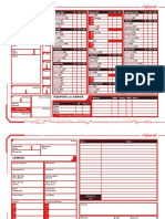 Cyberpunk Red Character Sheet | PDF | Weaponry | Leisure