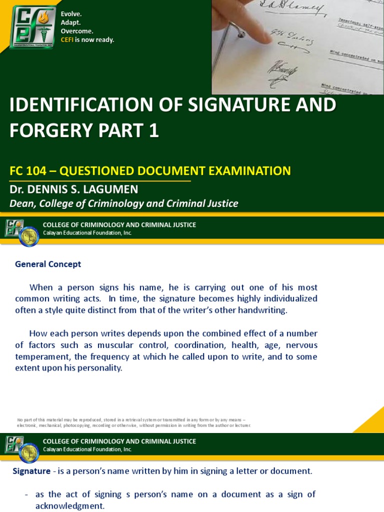 _mcqep5dlt_Module 6_Chapter 3_Identification of Signature and Forgery ...