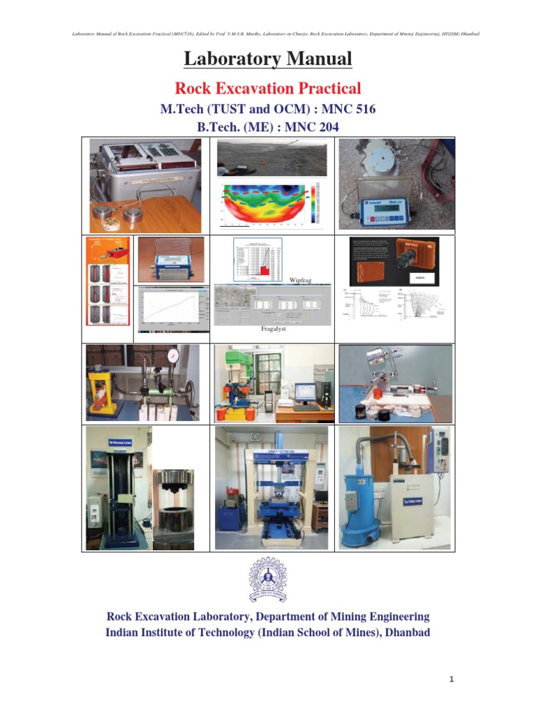 Lab Manual-Rock Breakage Practical D | PDF